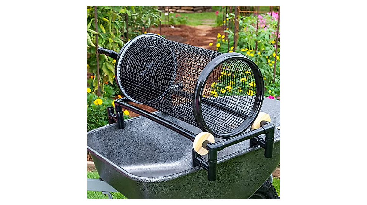 Garden Sifter with Heavy Duty Screen | Effortless Soil Preparation