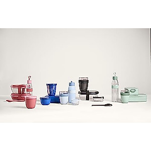 MEPAL, Duo-Salad Box with 2 Compartments for Food Storage, Plus a Detachable Mini Box, Portable, BPA Free, Nordic White, Holds 1900ml|64.2oz, 1 Count