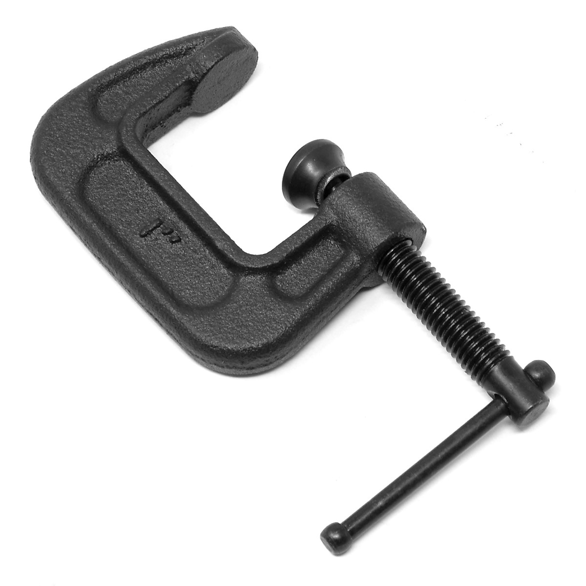 WEN CLC108 Heavy-Duty Cast Iron C-Clamps with 1-Inch Jaw Opening and 0.8-Inch Throat, 4 Pack