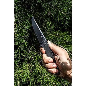 Ruike Folding Knive, Black, 420 Ss (P108-SB)