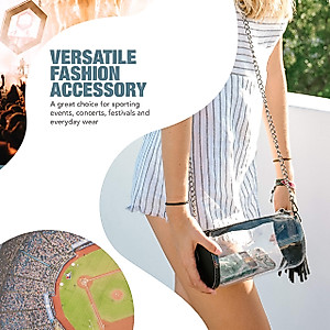 Clarity Handbags Clear Stadium Approved Purse - Lola - Transparent Crossbody Purses - PVC Vinyl Hand Bag For Women …