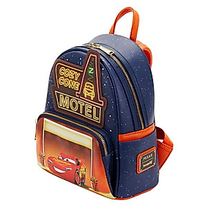 Loungefly Disney Pixar Moments Cars Cozy Cone Womens Double Strap Shoulder Bag Purse