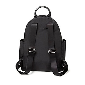 Baggallini womens New Classic Heritage With Rfid Phone Wristlet All Day Backpack, Black, One Size US