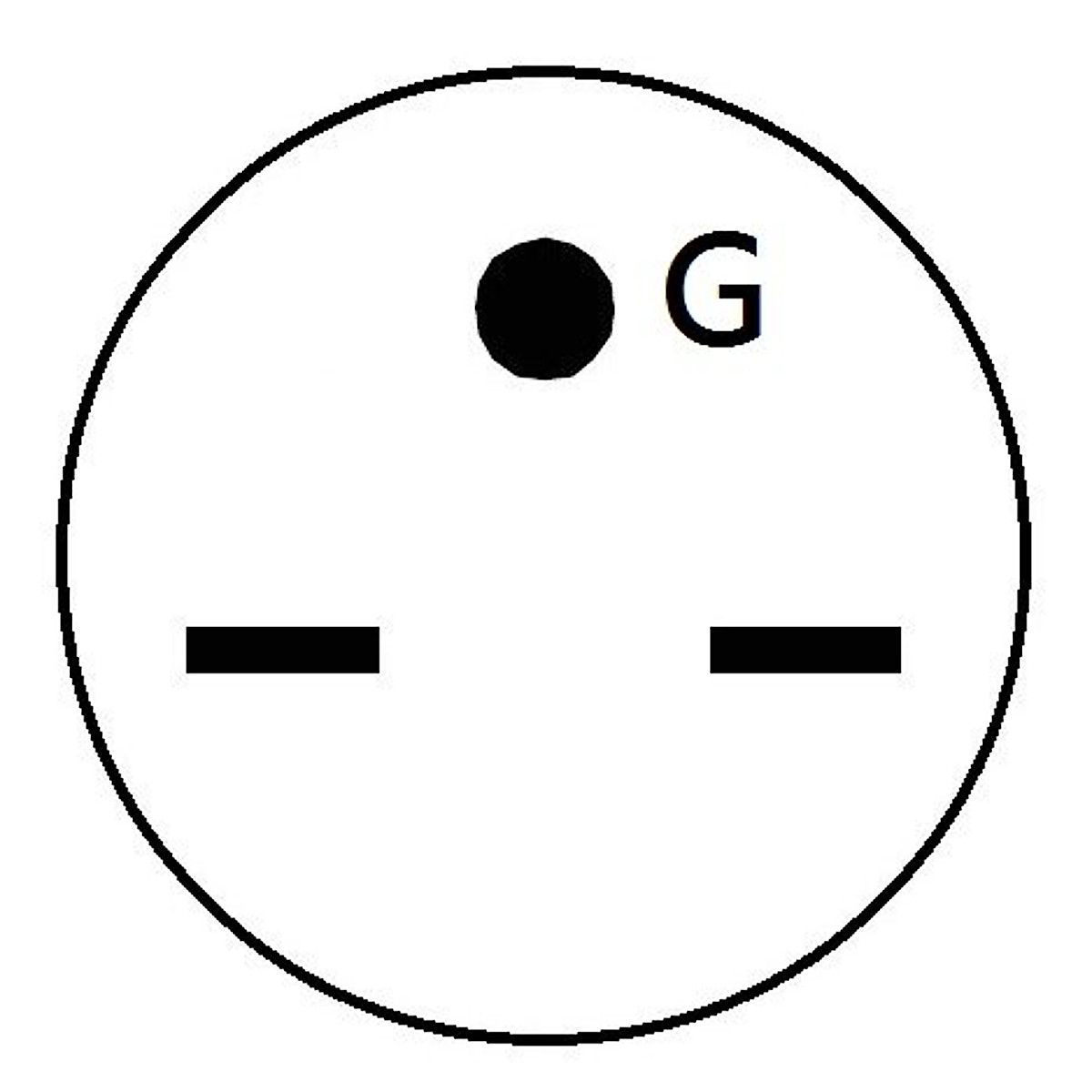 Parkworld 60493 NEMA 6-15 Splitter, 6-15P to (2) 6-15R (T-Blade Female Also for 6-20R Adapter) 250V, 20A, 5000W, 3 Feet