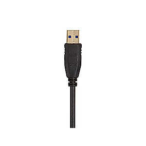 Monoprice USB 3.0 Type-A to Type-B Cable - 3 Feet - Black | Compatible with Monitor, Scanner, Hard Disk Drive, USB Hub, Printers - Select Series