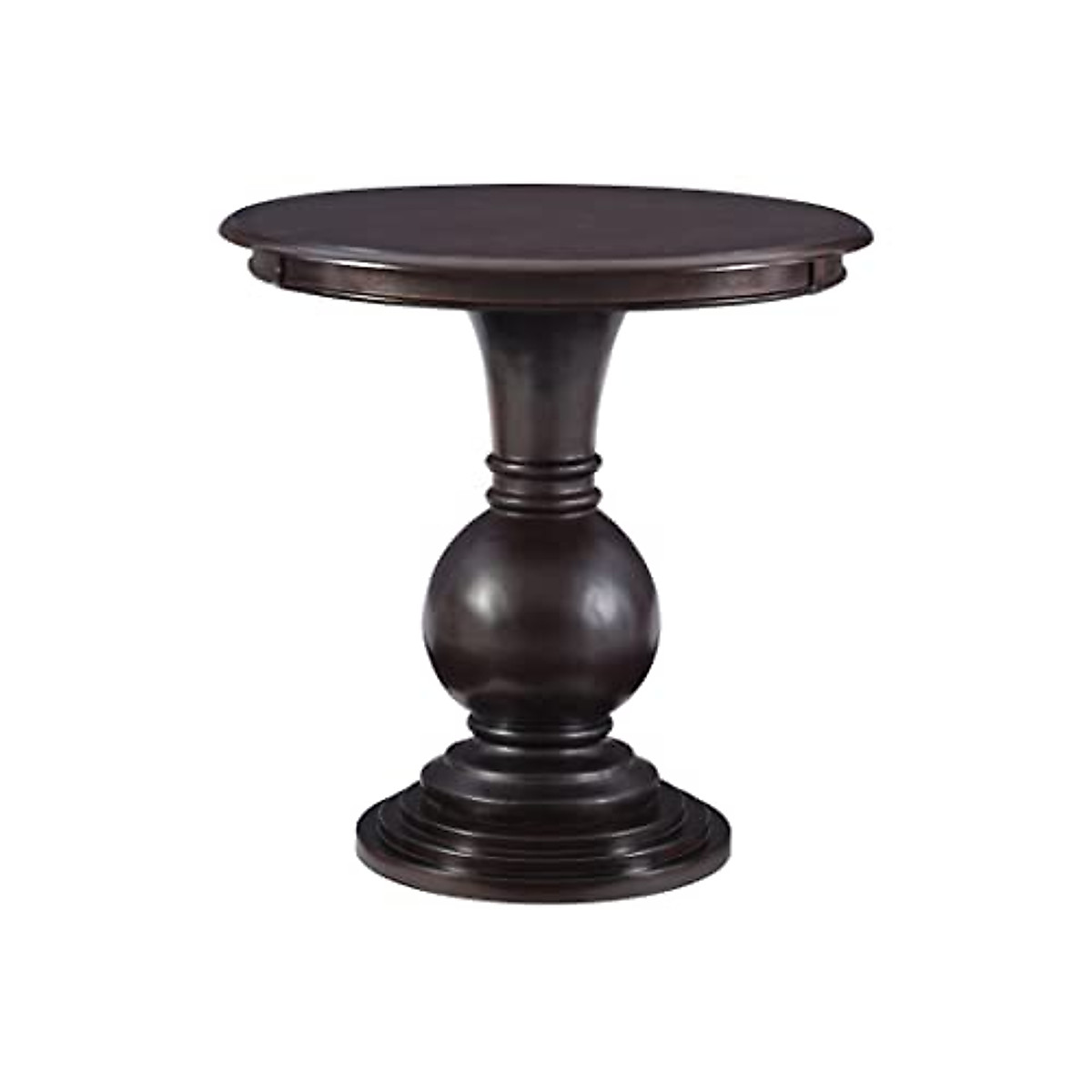 Powell 809-350 Espresso Round Accent Table 26"L x 26"W x 26"H