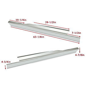 ECOTRIC Slip-On Outer Rocker Panels For Ford F150 1997-2003 Extended Cab XL XLT LH & RH Pair