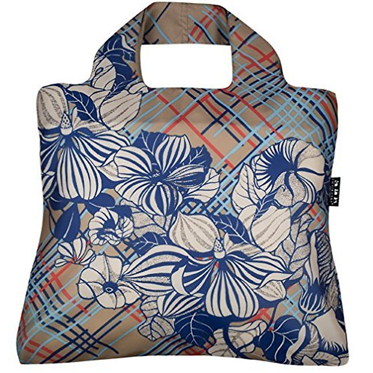 Envirosax Reusable Grocery Bag, Set of 5 Eco-friendly Shopping Tote Bag, ML.P Mallorca Pouch, Multicolored