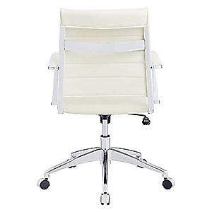Modway Jive Office Chair, Mid Back, White