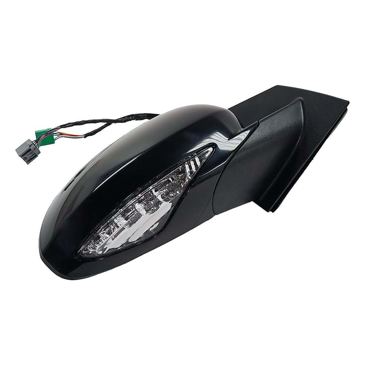 Kool Vue Passenger Side Power Heated Mirror for Buick Enclave 2013-2017 Power Fold With Signal Light, Blind Spot Monitor & Memory Paintable