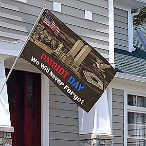 911 Patriot Day We Will Never Forget Flag We will Never Forget Flag Patriot Day Banner Honor And Remember Flag Indoor Outdoor Decor 3x5 Ft