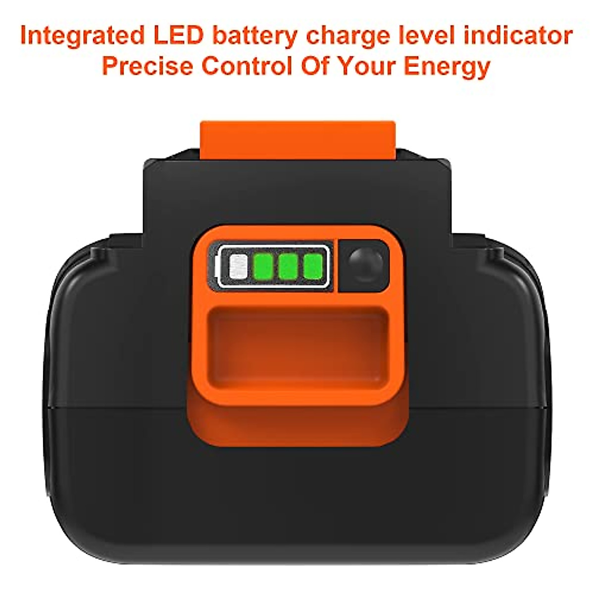 40 Volt MAX 3.0Ah Lithium Replacement Battery for Black and Decker 40V Battery LBX2040 LST136 LBXR2036 LBXR36 LHT2436 LCS1240 LBX1540 LBX36 LSWV36 LST540 LST136W Black+Decker Lithium Ion Battery