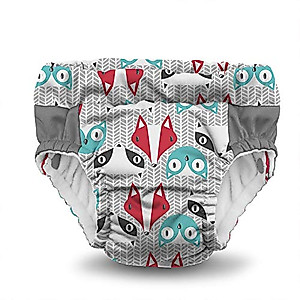 Kanga Care Lil Learnerz Reusable Toilet Training Pants (Medium - Clyde & Platinum)