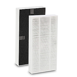 2 Pack for Febreze Air purifier Replacement Filter Dual Action HEPA-Type FRF102B, Models FHT170, FHT180, FHT190 and fit for Honeywell HEPAClean U Filter HRF201B, Part #HHT270W & HHT290