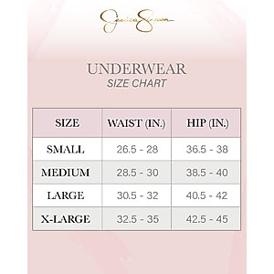 Jessica Simpson Women's Thong Panties - 6 Pack Seamless Lace Microfiber Underwear for Women, Size Small, Brunette/Mellow Rose/Jet Black
