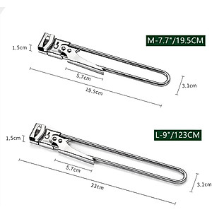 Adjustable Multifunctional Stainless Steel Can Opener - Manual Opener Bottle Jar Lid Gripper - Jar Opener Set Kitchen Gadgets for Seniors, Children, Weak Hand, Arthritis (8.3IN-1PC)