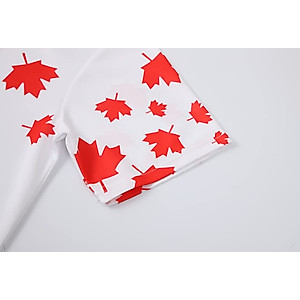 dreamecho Canada Sports Soccer Football Boys Kids Youth Jersey Shirt Kit Shorts Set (Age 8-10 Yr)