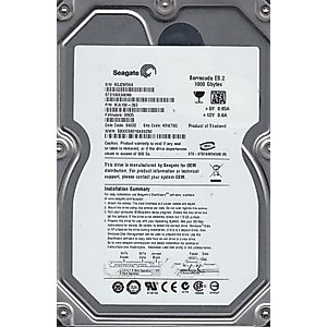 Seagate Barracuda ES 1 TB 7200RPM SATA 3Gb/s 32 MB Cache 3.5 Inch Internal Hard Drive ST31000340NS-Bare Drive