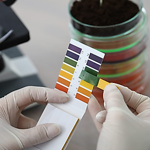 PATIKIL PH Test Strips, 4 Pack 320 Indicator Papers Litmus Tester for Water Food Soil Alkaline Testing, Red