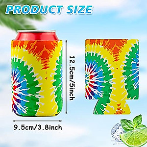 12 Pack Beer Can Coolers Sleeves Neoprene Drink Cooler Sleeves,for Standard 12 Ounce Cans Beer Coolers for Parties, Events or Gift (Classic collocation A)