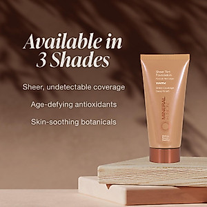 Mineral Fusion Sheer Tint Foundation, Warm, 1.8 fl oz (Packaging May Vary)