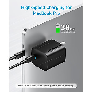 Anker 67W USB C Wall Charger, Anker 315 Charger, PIQ 3.0 Compact & Foldable Fast Charger, for MacBook Pro/Air, iPhone 15/15 Pro/15 Pro Max/14/14 Pro/14 Pro Max, iPad, Galaxy, Pixel, AirPods, & More