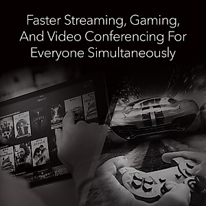 NETGEAR Nighthawk Tri-Band Whole Home Mesh WiFi 6E System (MK93S) – Router + 2 Satellite Extenders - 5.7Gbps Speed - Coverage up to 7,500 sq. ft., 100 Devices - Includes 1-Yr Armor - AXE5700 802.11ax