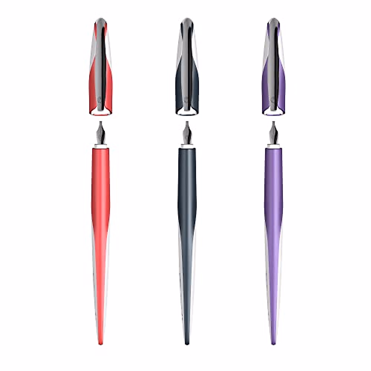 Herlitz My Pen Style Nicewriter Set with Calligraphy Pen - Dark Shale