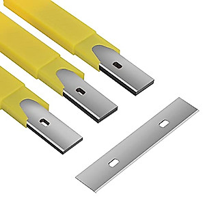 Bates- Replacement Scraper Blades, 4 Inch, 30 Pcs, Scraper Blades, Floor Scrapper Blade, Replacement Razor Blades, Carbon Steel Razor Blades, Paint Scraper Blades, 4 Inch Scraper Blades