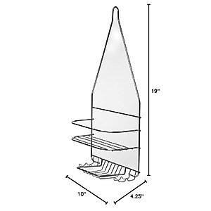 Homebasix SS-SC-25-CH-3L Shower Caddy Small, Chrome