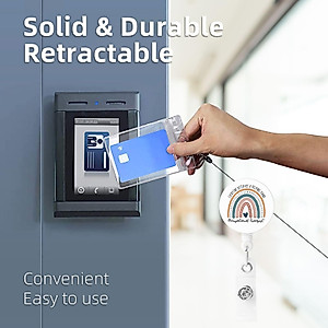 Retractable Badge Reel with Swivel Alligator Clip Nursing Badge Holders for Hanging ID Card Name Key Chain, Everyone Deserves A Helping Hand