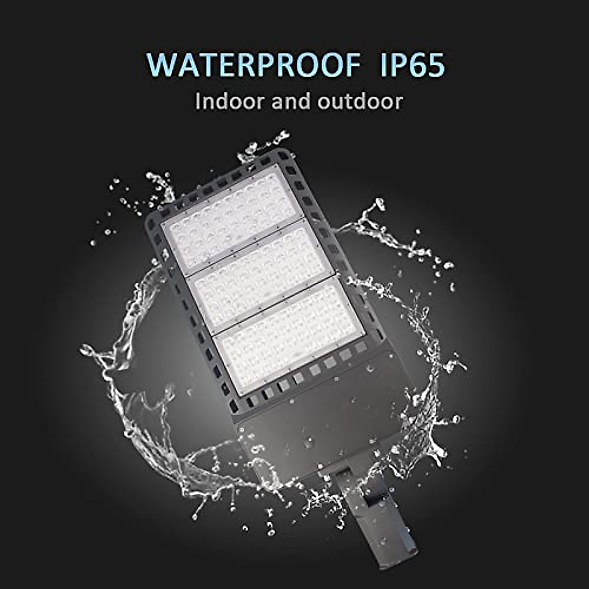 KCCCT LED Parking Lot Lights New 300W with Automatic Adjustable Dusk-to-Dawn Photocell Outdoor LED Shoebox Pole Light 39000LM 5000K LED Commercial Light IP65 100-277V ETL&DLC (Slip Fit,with Photocell)