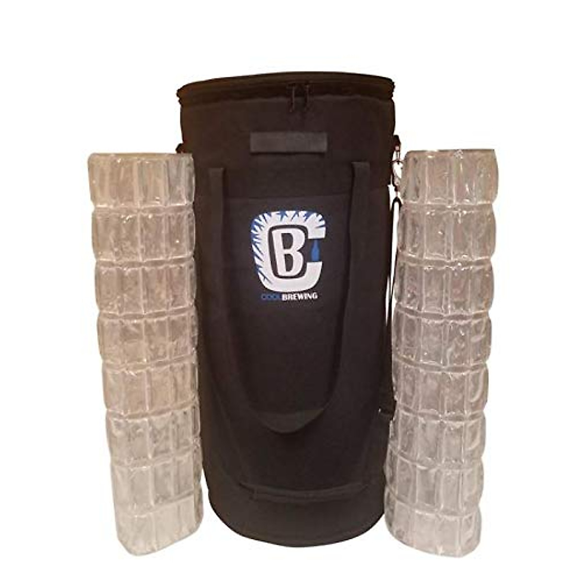 5G Keg Cooler Ice Wrap Bundle. Includes 2 ice sheets and 1 cooler.