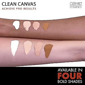 Gerard Cosmetics Clean Canvas Fair Eye Concealer and Base Smudge Proof | Makeup Primer and Eyeshadow Base | Made in the USA | Vegan Formula | Cruelty Free