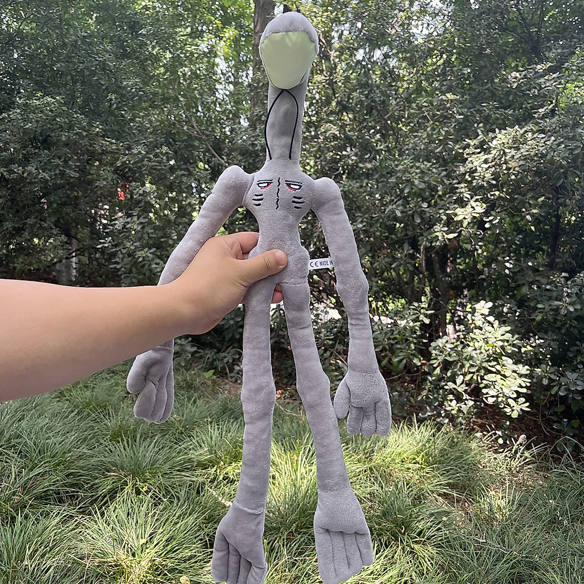 Dr.STONE Siren Head Plush Toys Limbs Movable Plush Toy Anime Black cat and Dog Doll Whistle Man Funny Doll，Plush Toys for Home Party Gift Birthday Gift（ Street Light Head）