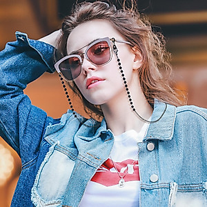 BILIONE Glasses Chain for Women, Sunglass Holder Straps Around Neck, Eyewear Cord Lanyard (4pcs-a)
