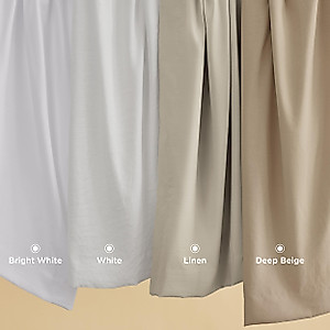 BEDSURE White Duvet Cover Queen Size - Soft Prewashed Queen Duvet Cover Set, 3 Pieces, 1 Duvet Cover 90x90 Inches with Zipper Closure and 2 Pillow Shams