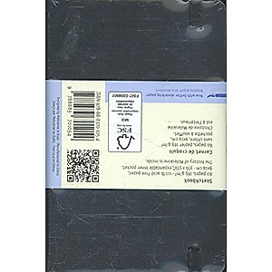 Moleskine Art Sketchbook, Hard Cover, Pocket (3.5" x 5.5") Plain/Blank, Black, 80 Pages