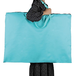 Large Size Art Portfolio Tote with Nylon Shoulder,24"X 36"Light Weight Waterproof Poster Board Storage Bag, Drawing Painting Sketch Bag for Student Art Work Portfolio and Artist