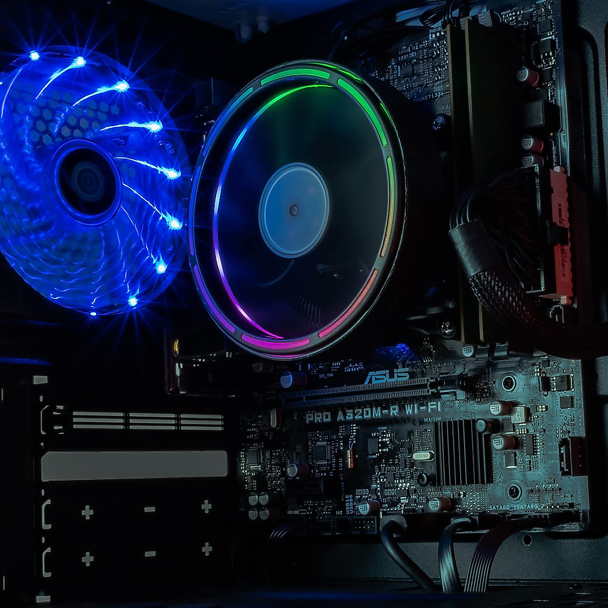 Periphio Warp Gaming PC Computer | AMD Athlon 3000G | Radeon Vega 3 iGPU (2GB) | 500GB SSD (Solid State) | 16GB DDR4 RAM | HD 1080p Gaming | Windows 10 Home Gaming Desktop