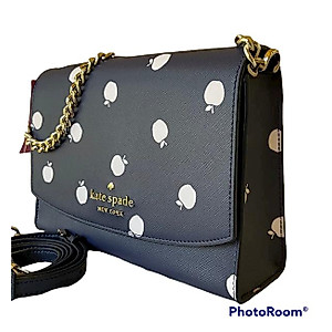 Kate Spade New York Medium Carson Crossbody Shoulder Bag (apple/navy)