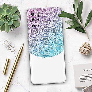 DesignSkinz Tribal Ethnic Mandala v5 Protective Vinyl Decal Wrap Skin Cover Compatible with The Samsung Galaxy S20 (Screen Trim & Back Glass Skin)