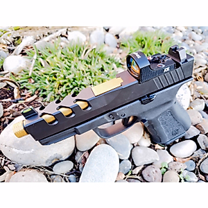 Ade Advanced Optics Stingray Green Dot Sight for RMR Footprint/Mounting Plate/Slide/Plate Optics Ready Pistol - 6MOA