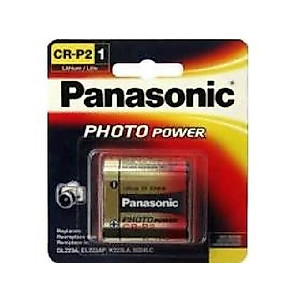 Panasonic CR-P2 (223A) 6 Volt Lithium Battery (On a Card)