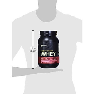Optimum Nutrition Gold Standard 100% Whey Protein Powder, Delicious Strawberry, 2 Pound (Packaging May Vary)