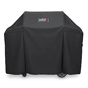Weber Genesis II 300 Series Premium Grill Cover, Heavy Duty and Waterproof, Fits Grill Widths Up To 59 Inches