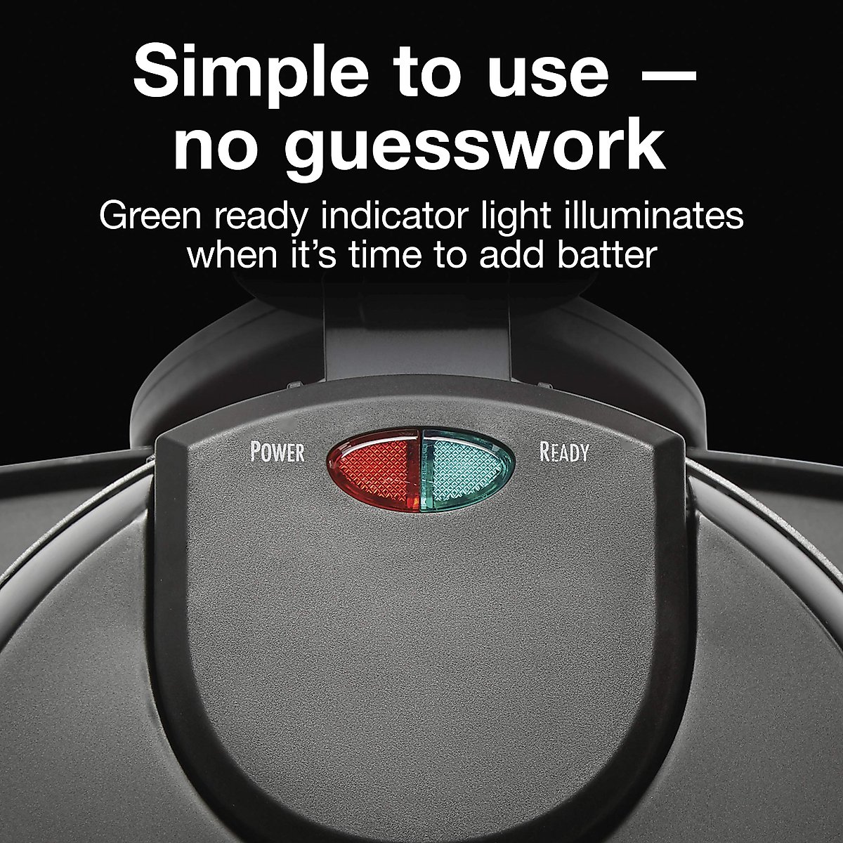 Proctor Silex Belgian Waffle Maker with Nonstick Plates, Single Flip, Cool-Touch Handle and Removable Drip Tray for Easy Cleanup Black (26090PS)