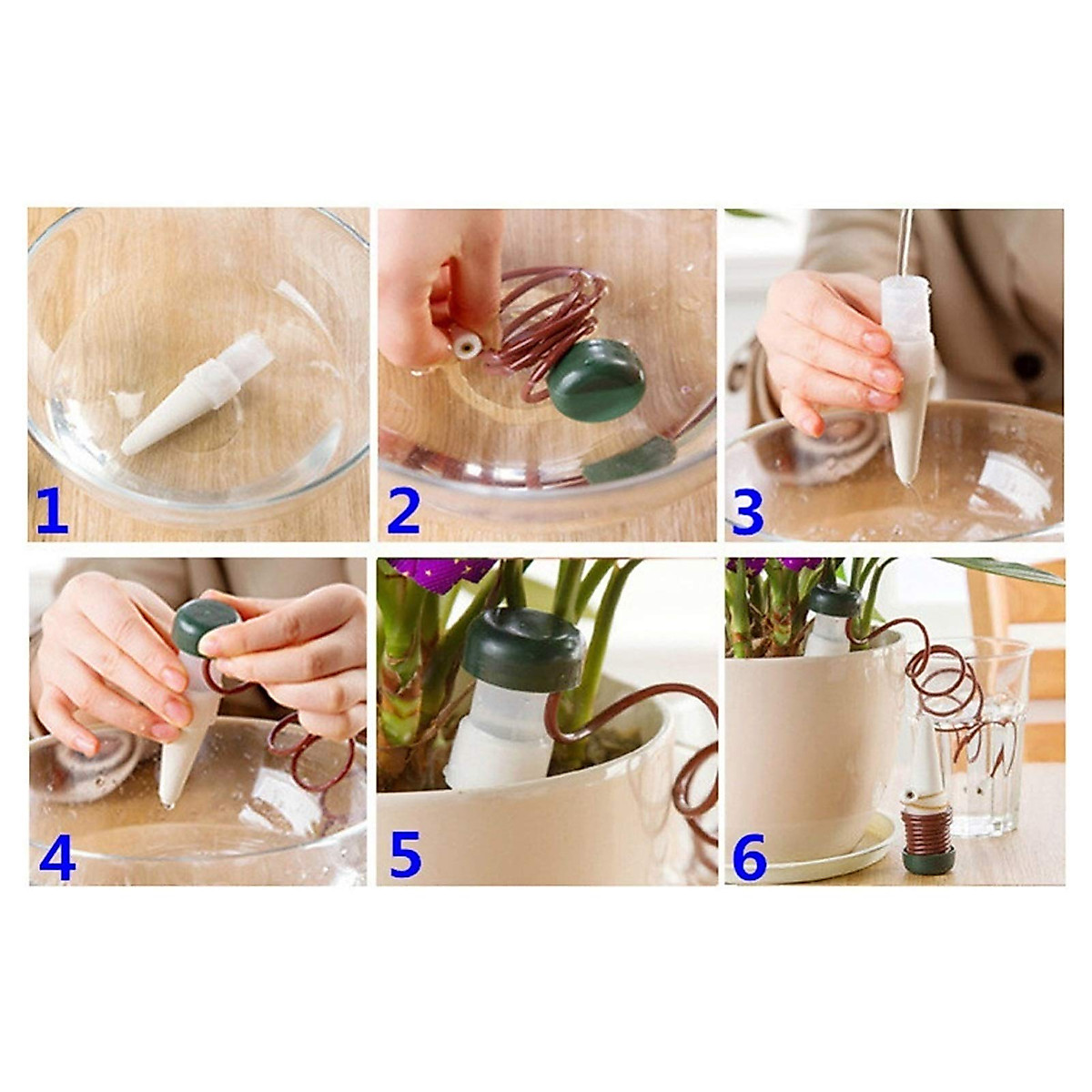 LRJSKWZC Garden Lawn Sprinkler Irrigation System Bonsai Plant Automatic Watering Device Office Flowerpot Automatic Drip Irrigation Irrigator Household Succulents Watering Tools 3 Pieces