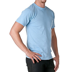 Fruit of the Loom Adult 5 oz. HD Cotton™ T-Shirt L Light Blue