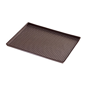 Lekue Micro Perforated Silicone Baking Pizza Mat, 15.7" x 0.59" x 11.8", Brown